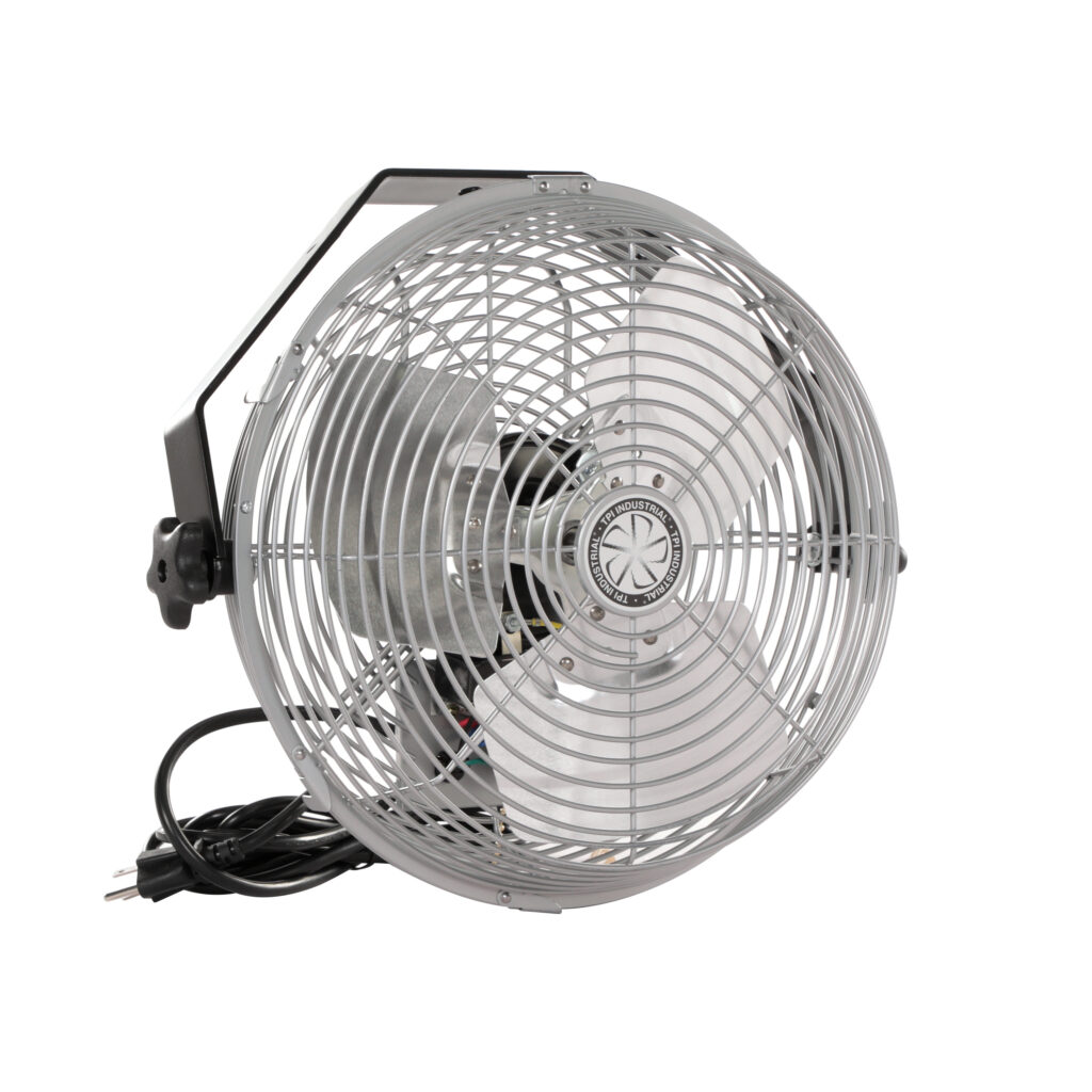 TPI Corporation U12-TE Industrial Workstation Fan, Mountable, Single ...