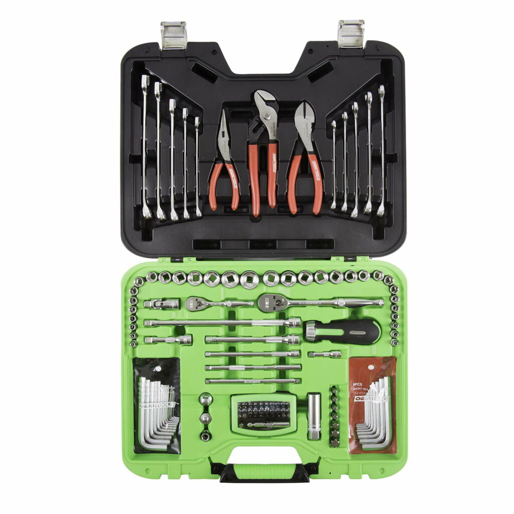 OEMTOOLS 121 Piece Mechanic’s Tool Set, Vehicle Tool Kit Set, for ...